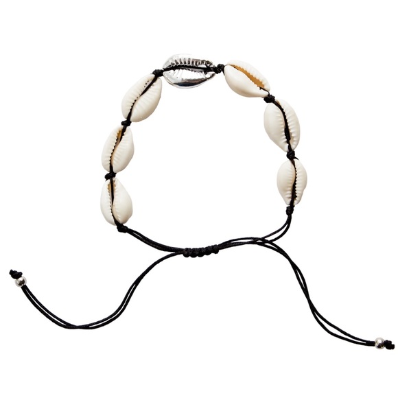 Jewelry | Cowry Shell Bracelet Blacksilver | Poshmark